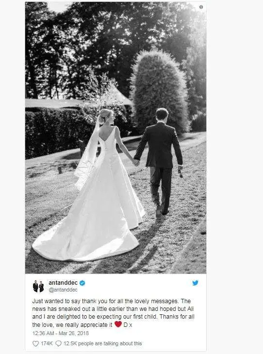 Ali Astall And Husband Declan Donnelly Relationship Timeline
