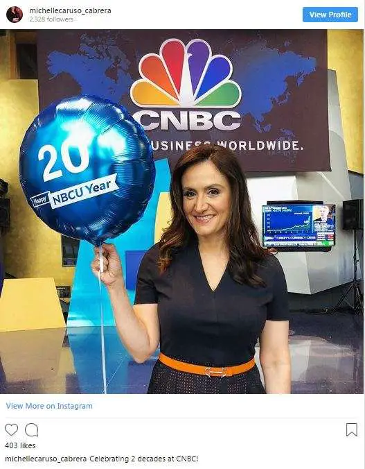 Michelle Caruso-Cabrera Engaged & Married With Husband & Aging Well!