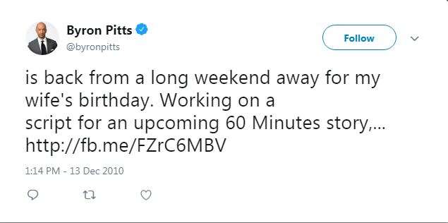 Inside Byron Pitts Bio: Married Life, Wife, Net Worth And Parents